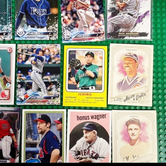 Topps | Other | 5 Baseball Cards Set Box Lot | Poshmark